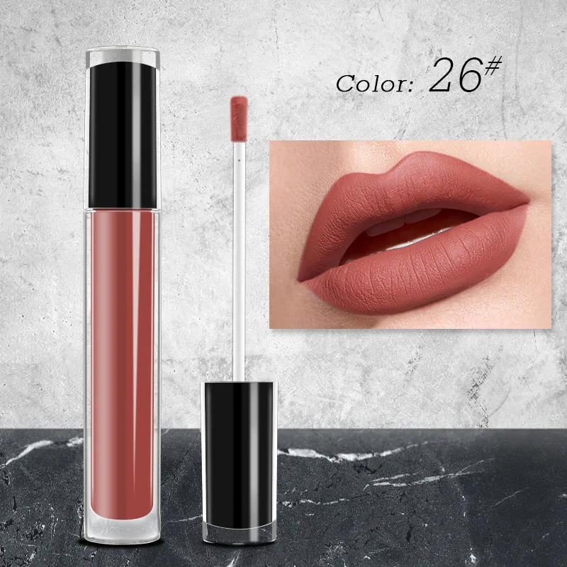 55 Colors Matte Lipstick Private Label Makeup Liquid Matt Lipstick for ...