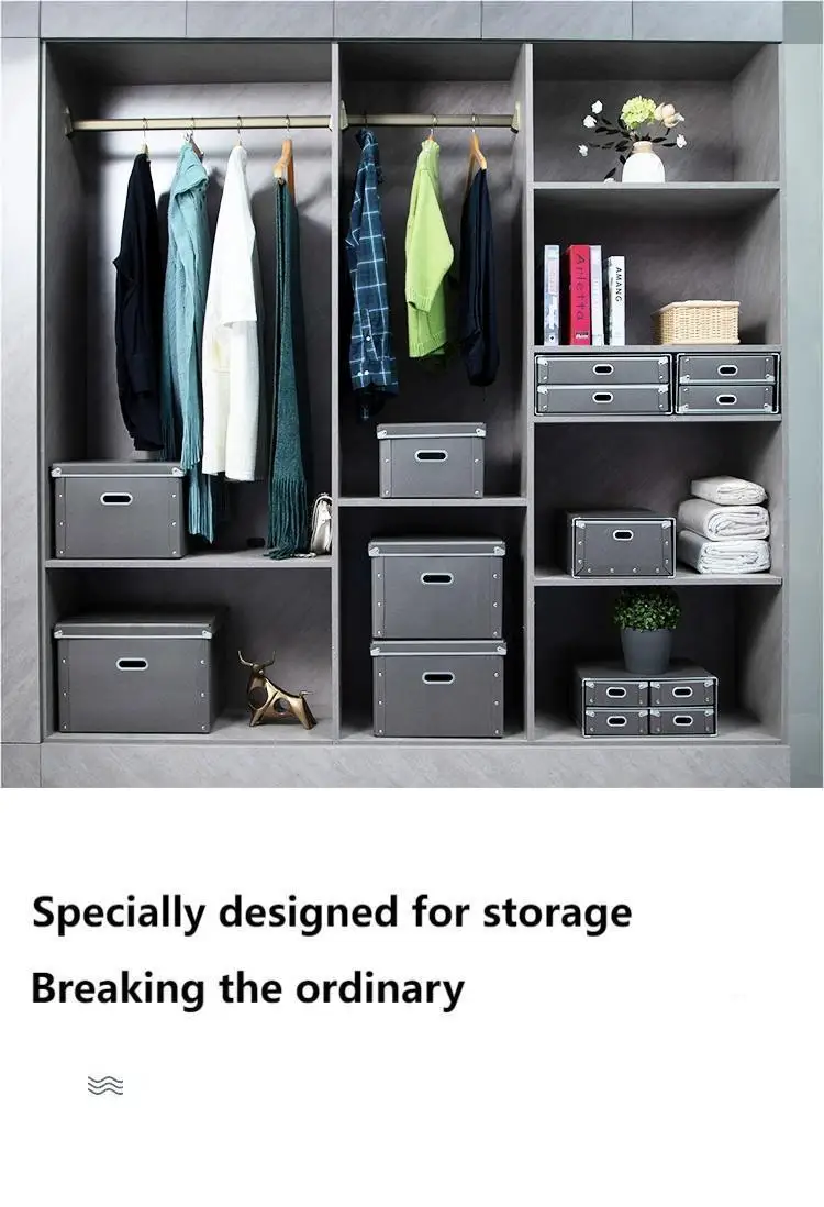 High Strength Corrugated Paper Moving Clothes Box Sorting And Storage ...