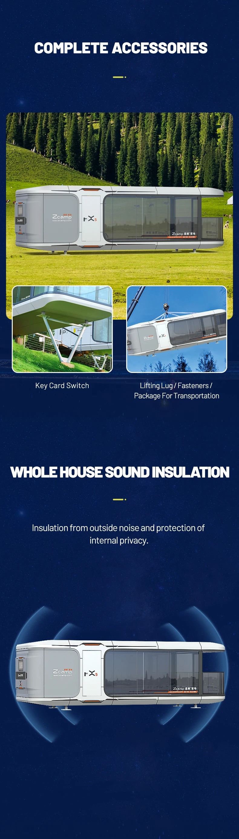 Zcamp X5 Mobile Living House - Luxury Tiny House Capsule