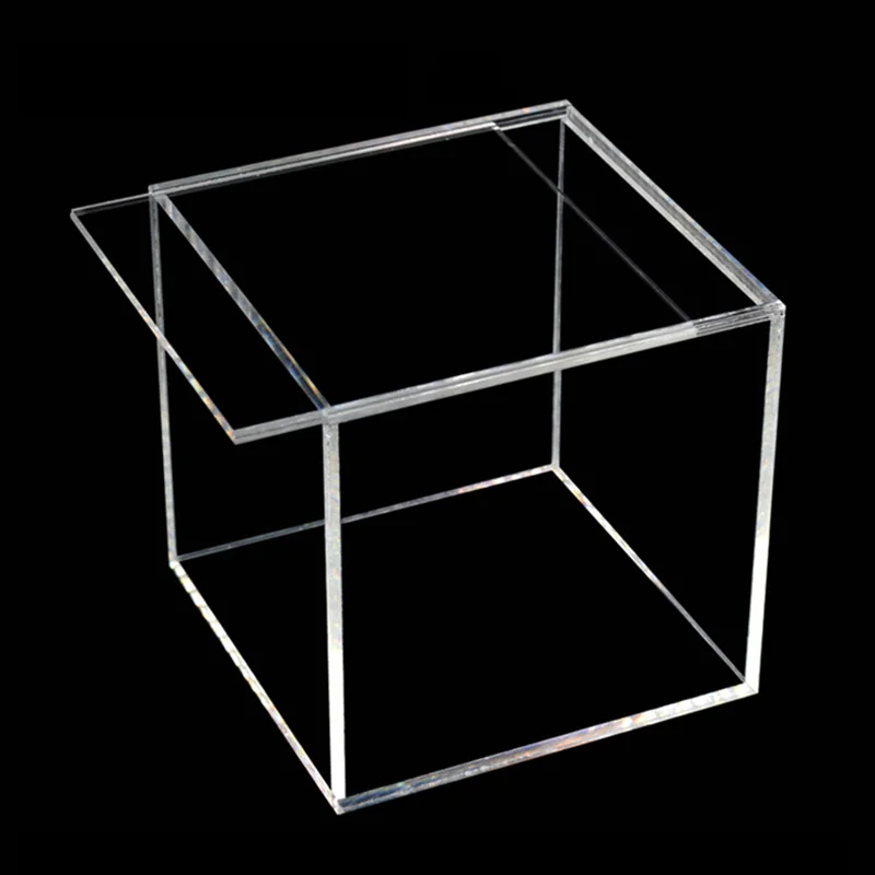 Acrylic Box with Sliding Lid - Custom Transparent Storage