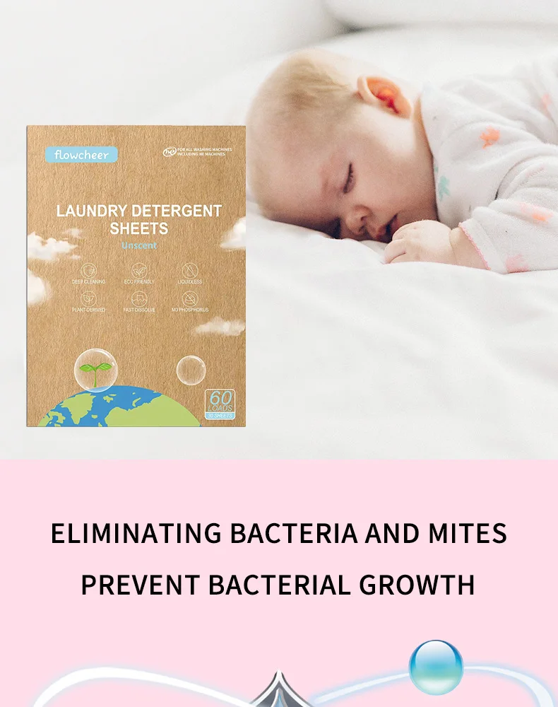 Factory Custom Eco-friendly Biodegradable Laundry Detergent Sheet Eco ...