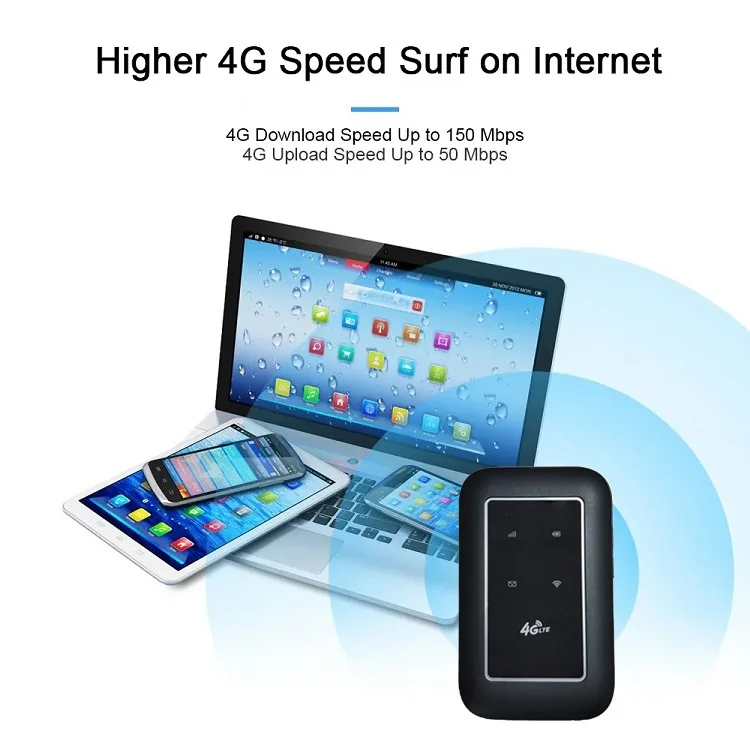 Alibaba.com: Portable 4G LTE Pocket WiFi Router with Mobile Wireless ...