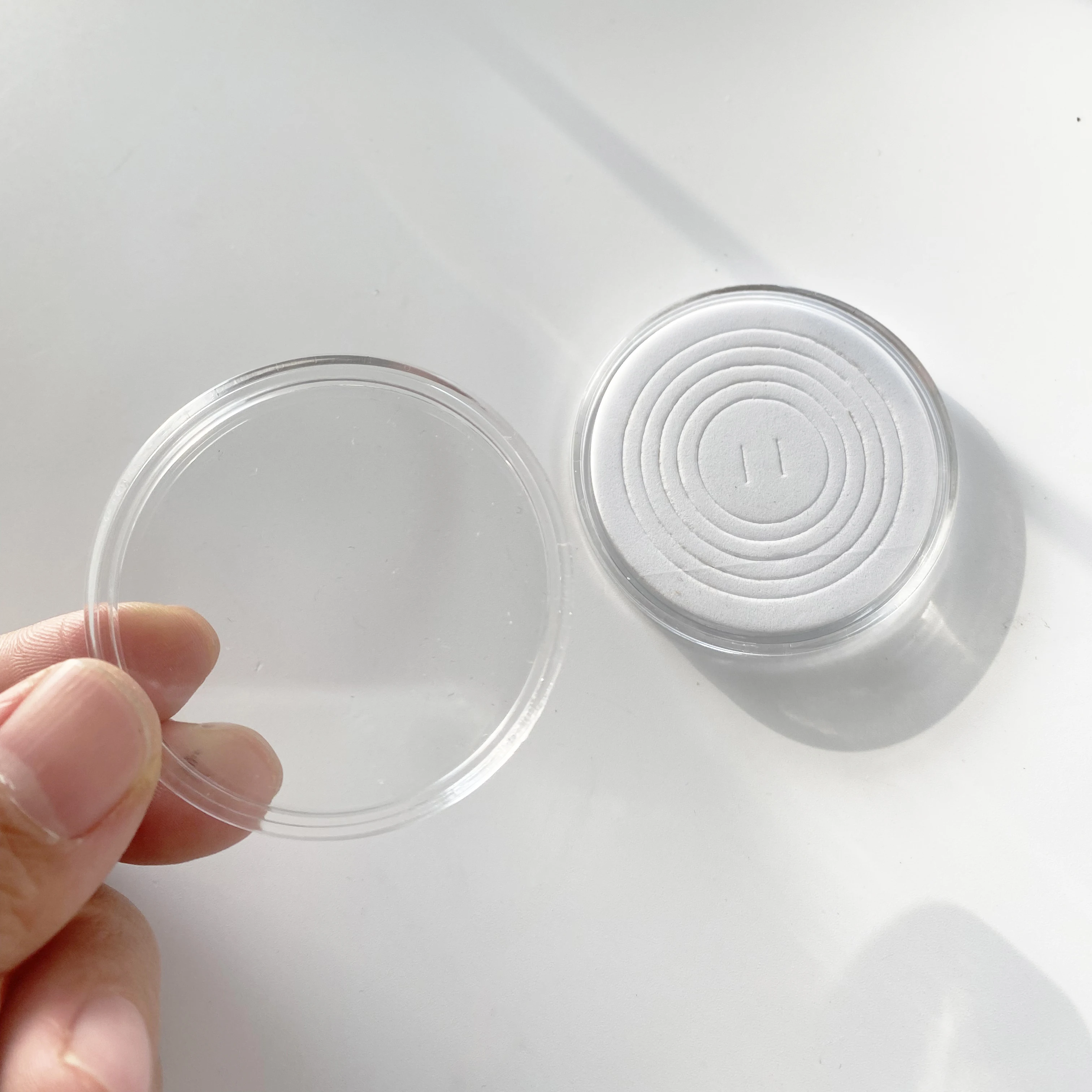Airtite Coin Holder Clear Plastic Round Coin Capsules