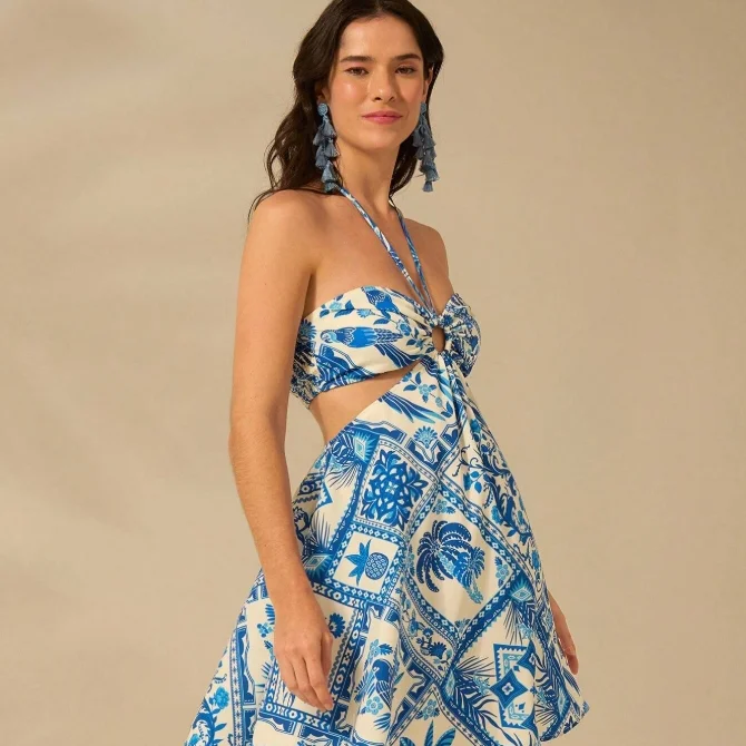 Alibaba.com: Ladies' Vacation Bohemian Style Tropical Floral Coconut ...