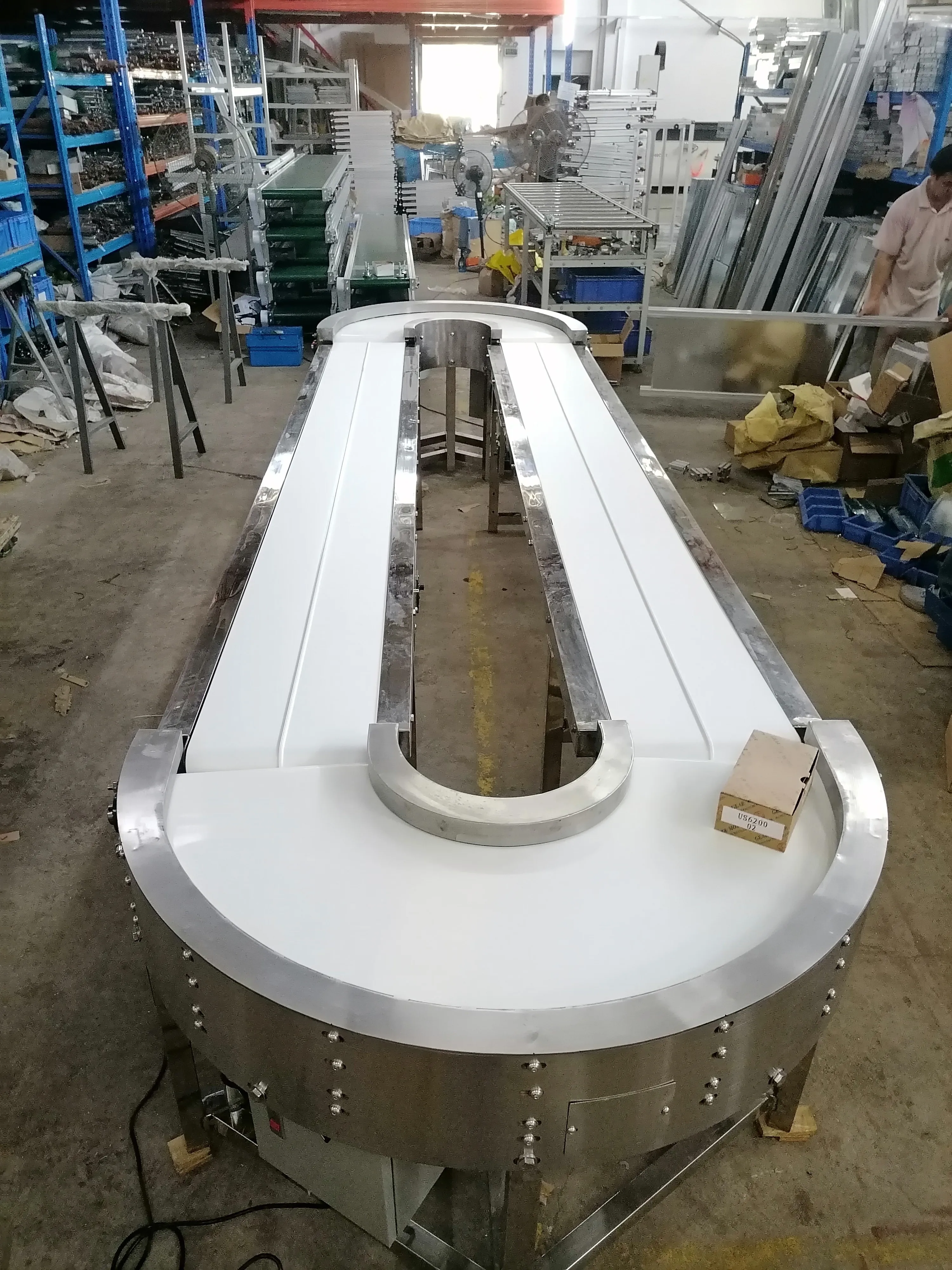 304 Stainless Steel Frame 90 Degree 180 Degree Turntable Conveyor - Buy ...