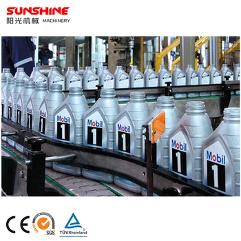 Customized Automatic Lubricant Production Line Lube Oil Filling Capping ...