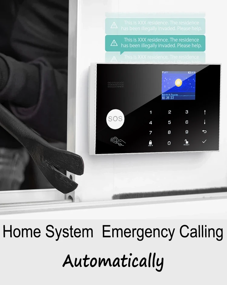 Oem Odm Rfid App Indoor Anti Theft Smart Intruder Wireless House ...