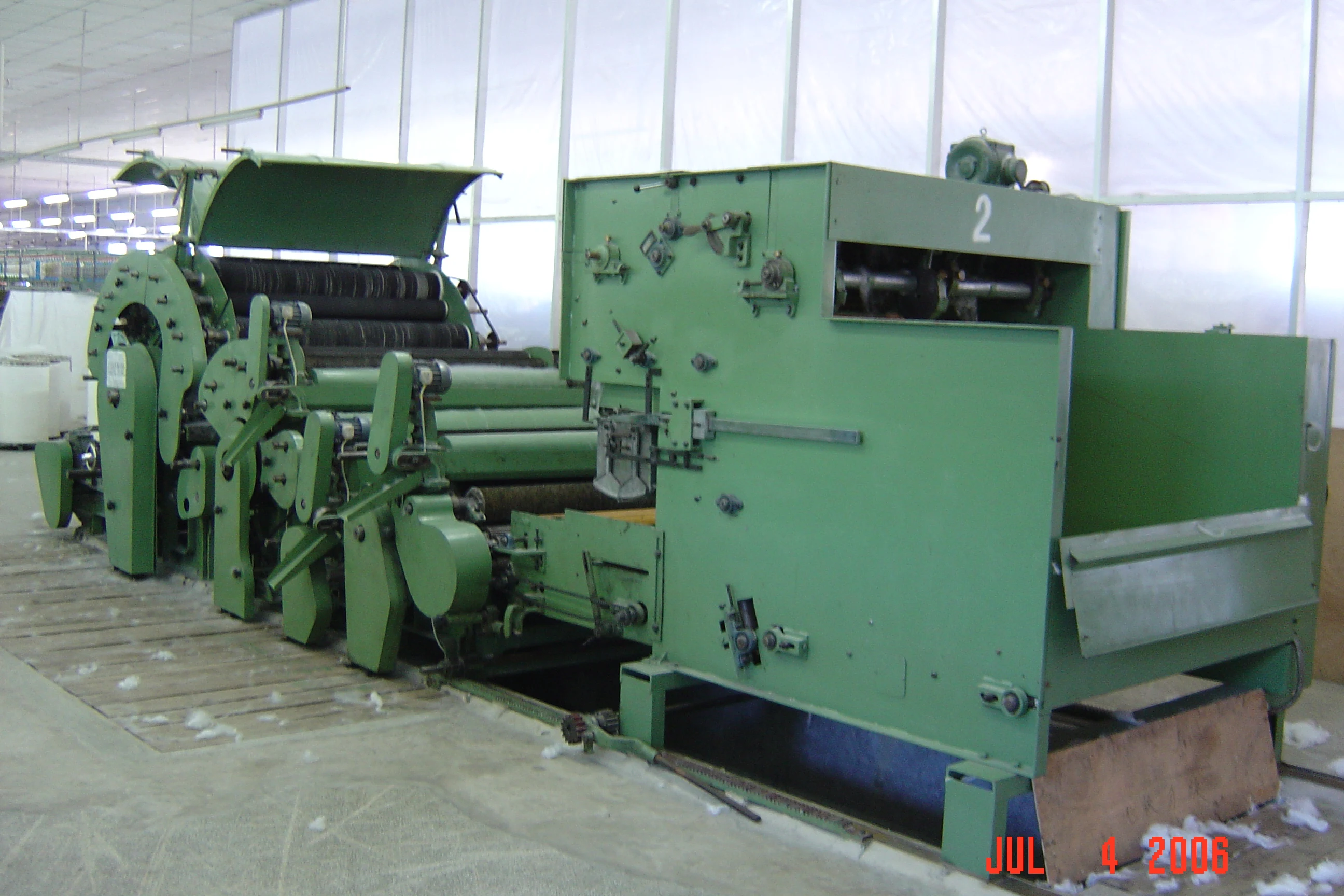 High Output Wool Carding Machine for Spinning Production