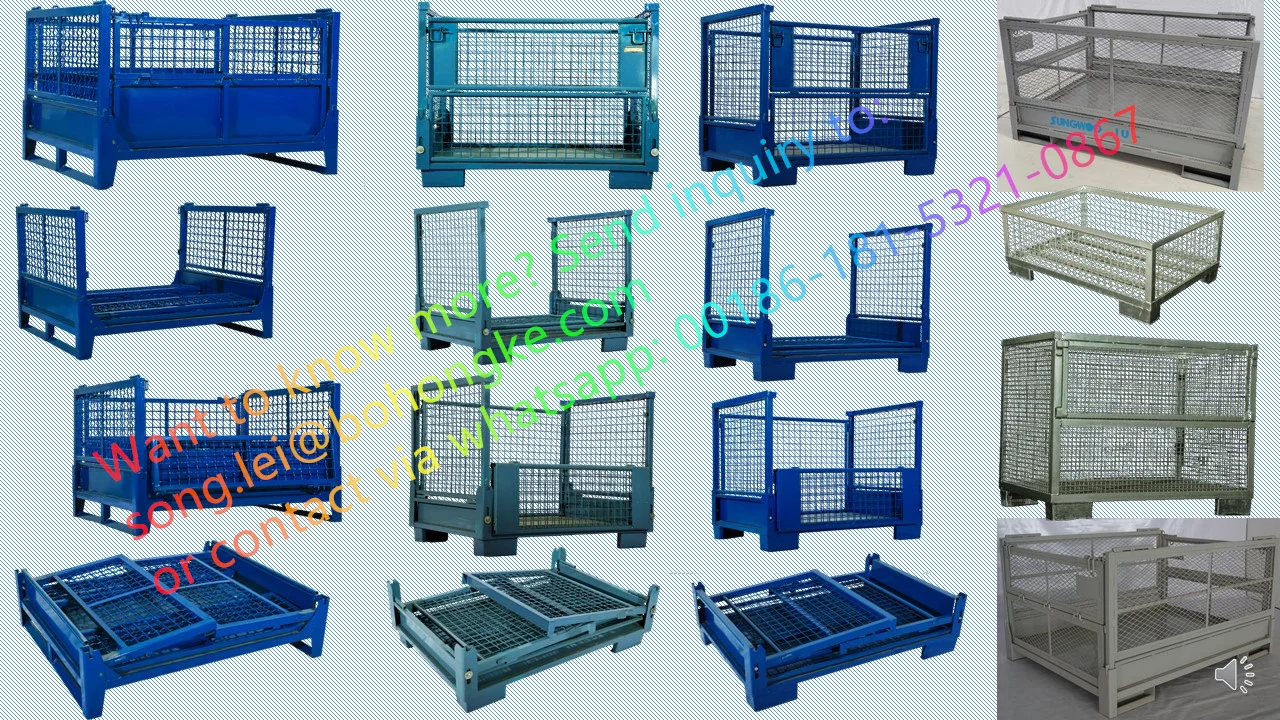 Bhk37 Front Opening Heavy Duty Steel Wire Mesh Cage Container $63 ...