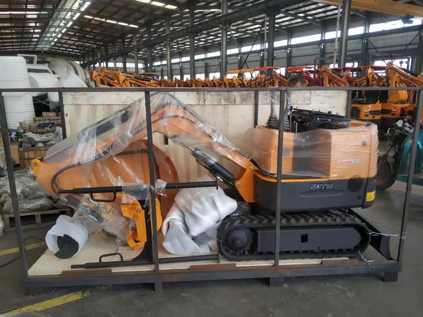 Small Construction Equipment 1.4 Ton Digging Machine Mini Excavator ...