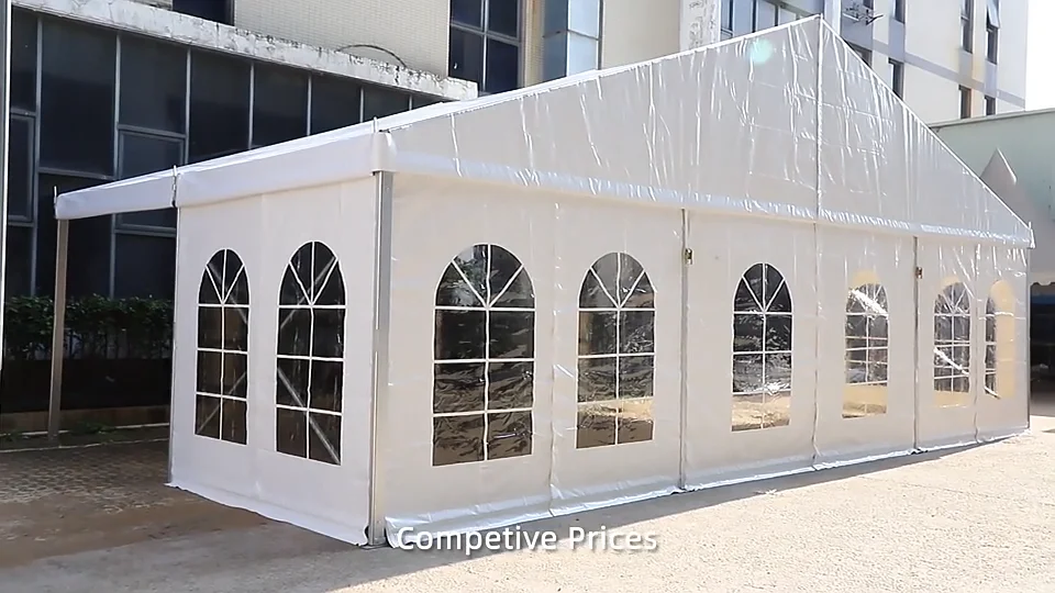 20x30m Outdoor Marquee Tent 300 Seater Transparent Pvc Aluminum Frames ...