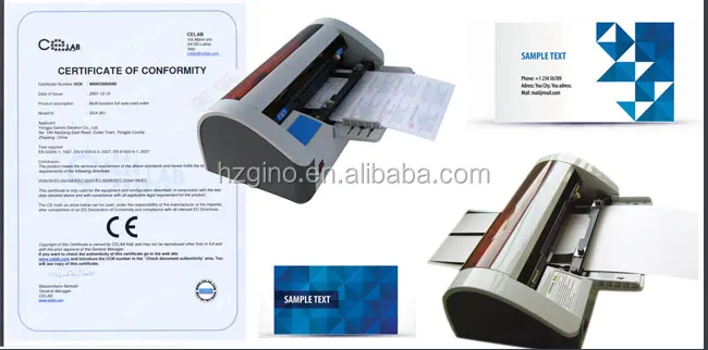 SSB-001 A4 Semi-Automatic Electric Name Card Cutter Machine