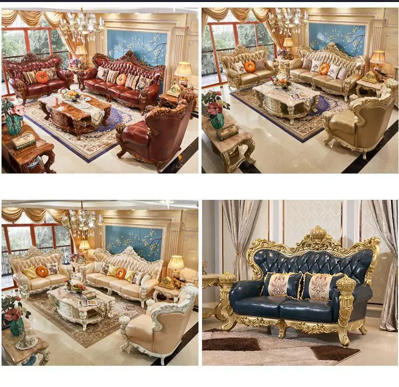 Luxury Classic European Sofa Set Luxury European Living Room Furniture ...