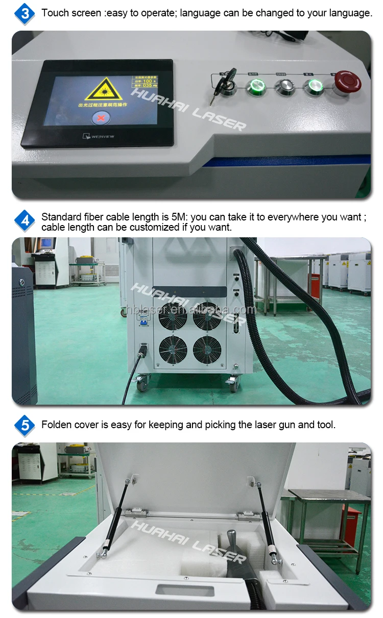 50W to 500W Portable Laser Cleaning Machines for Rust & Paint Removal