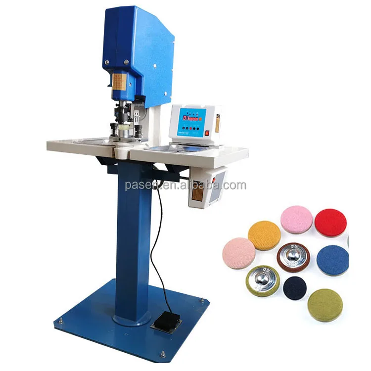 Automatic Fabric Cloth Sofa Button Covering Covered Making Machine ...
