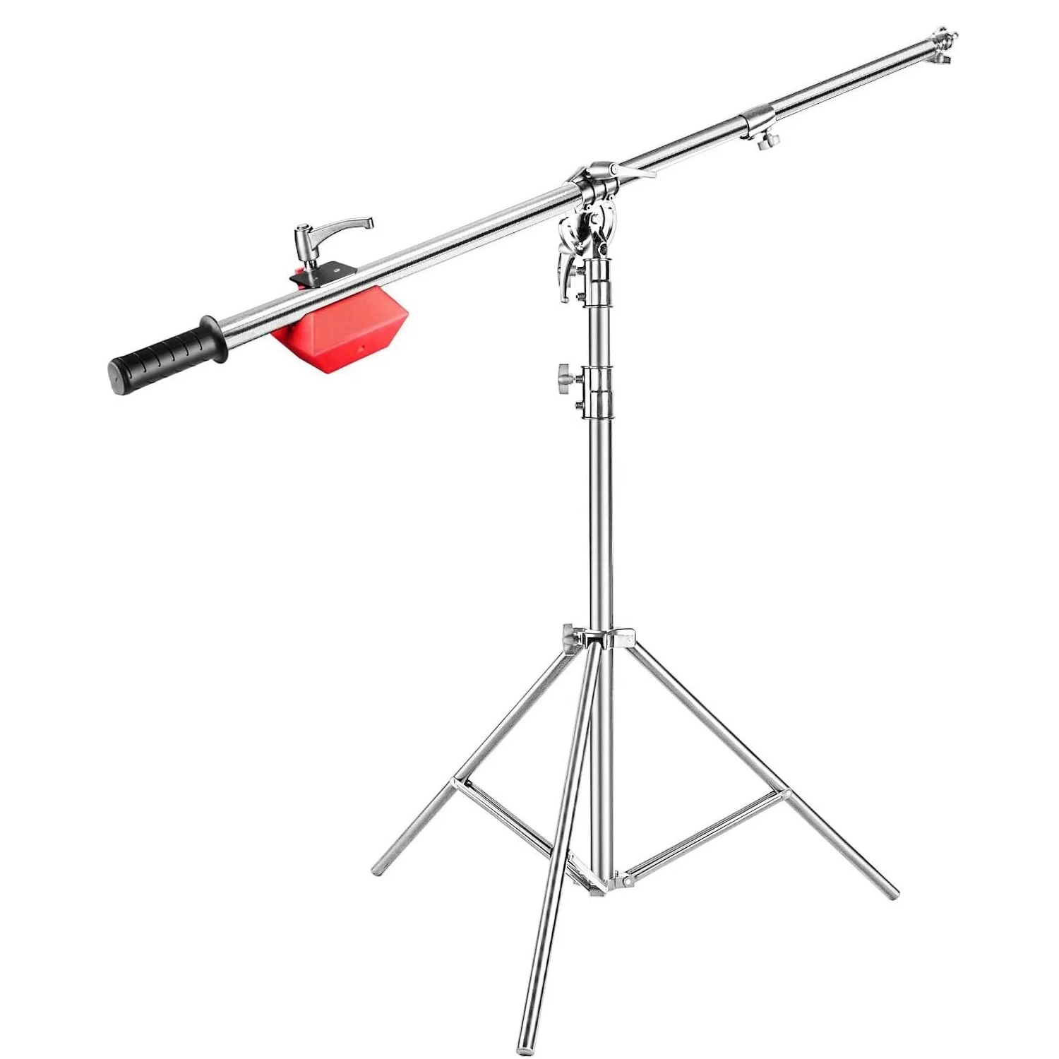 Stainless Steel Boom Light Stand With Holding Arm Counter Weight ...
