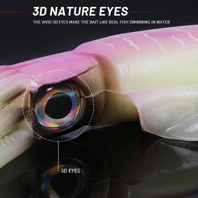 S031 60g Bionic Octopus Head Soft Lure - Perfect for Jigging