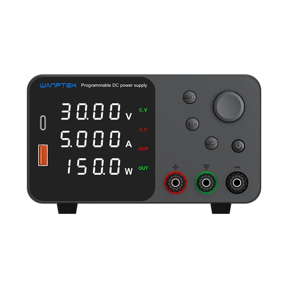 Wanptek Bench Dc Adjustable Power Supply,Dc Power Source,30v 5a 150w,Lab,Electronics Design ...