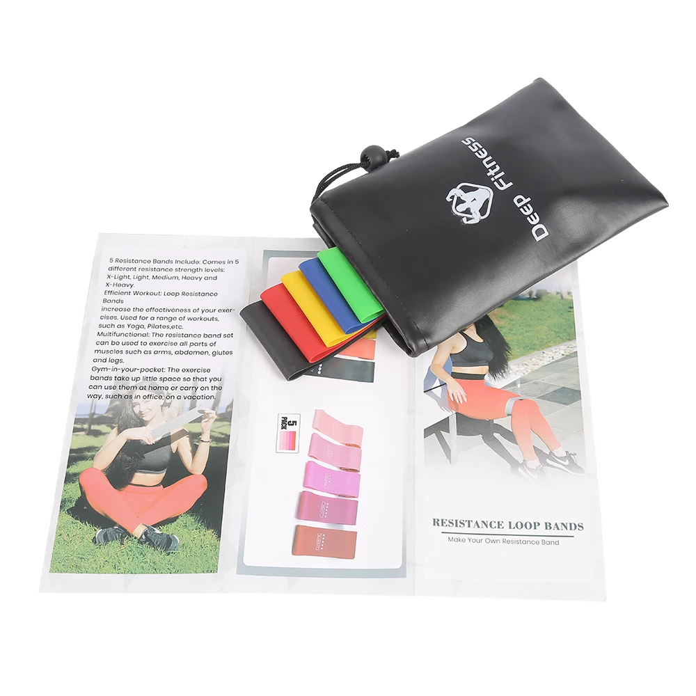 Gym Exercise Elastic Loop Bands Custom Logo Pull Up Assistance Bands ...