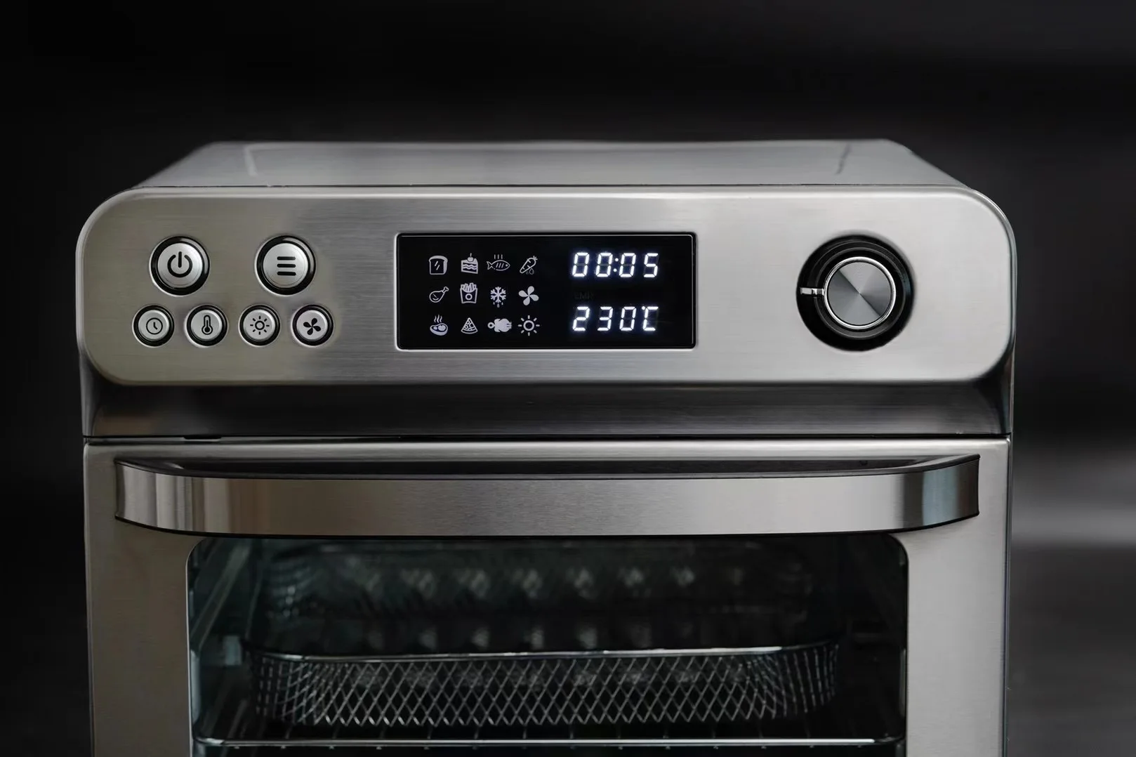 Digital Control With Led Display Stainless Steel Housing Air Fryer Oven ...