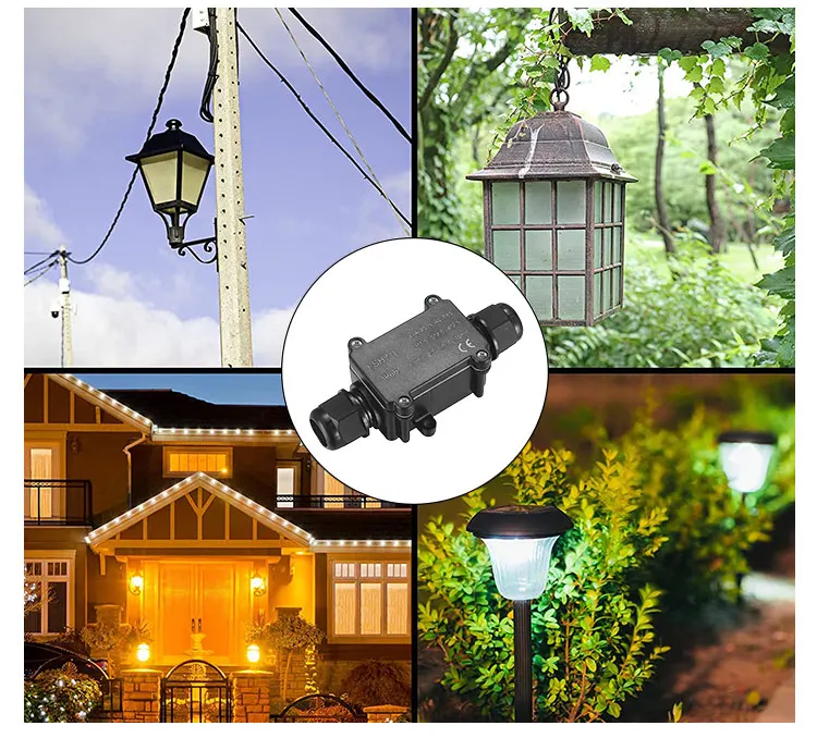 2 WAY Underground Electrical Junction Box - IP68 Waterproof