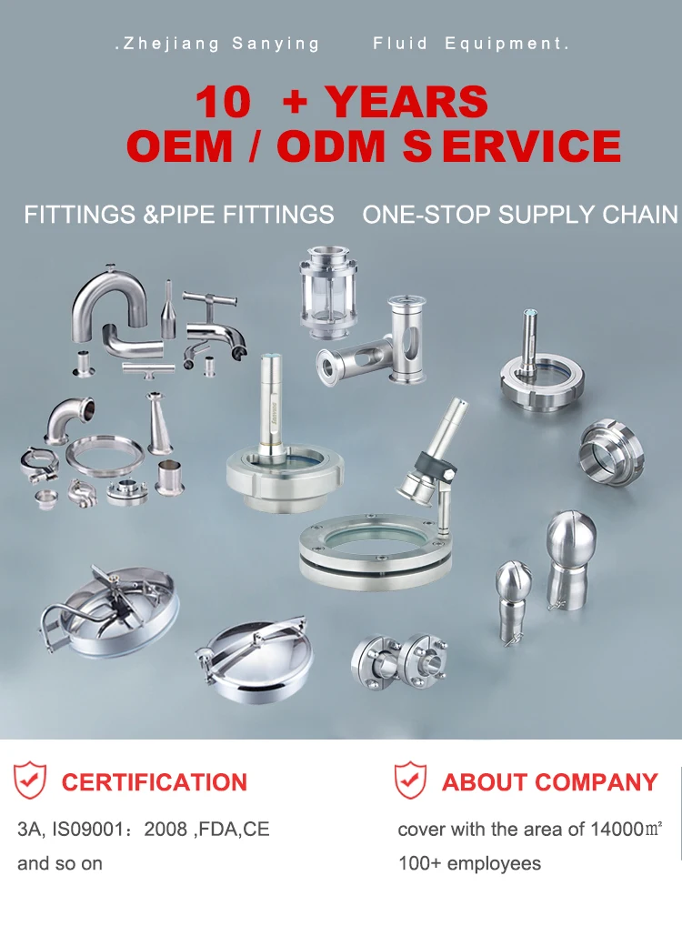Hygienic Stainless Steel 316L Sanitary NA Connection Aseptic Flange ...