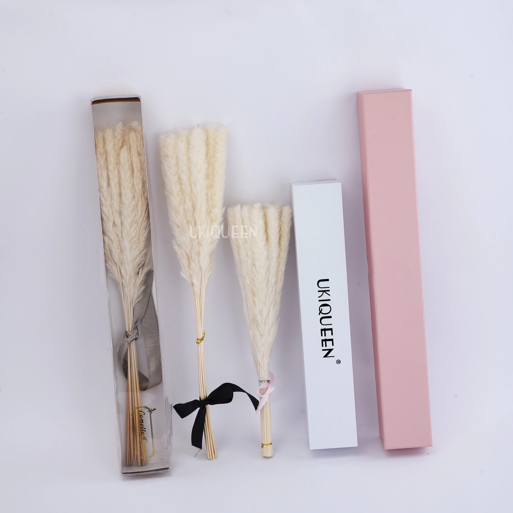 Fluffy Pampas Grass - Elegant Dried Decorative Flowers