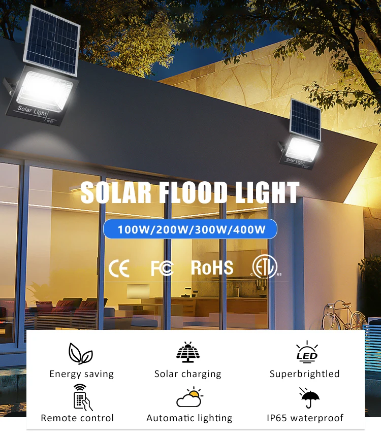Football Stadium Ip67 200 Watts Solar Led Flood Light Solar Outdoor ...