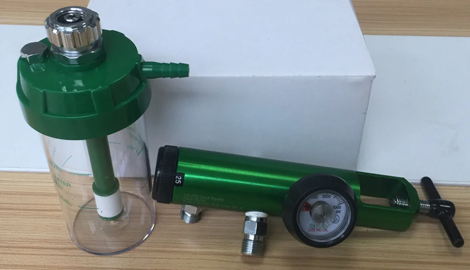 YR-88 Medical Oxygen Regulator with Flow Meter & Humidifier ...