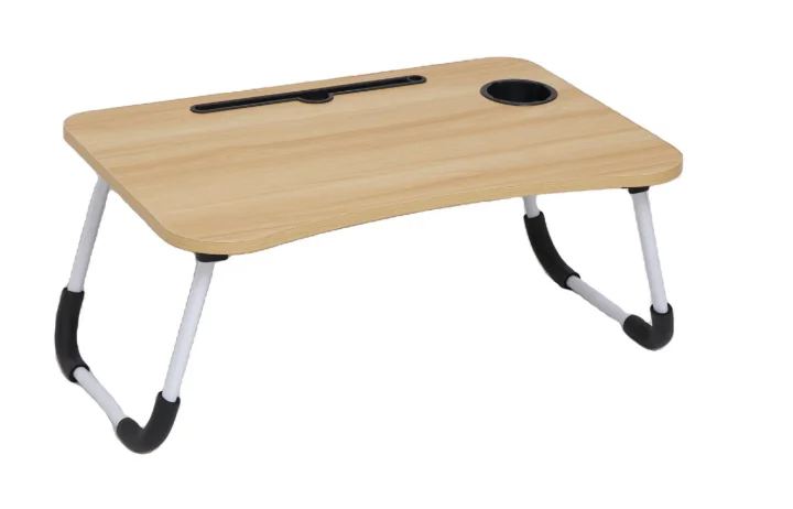 Portable Mdf Laptop Table Wood Foldable Computer Desk On Bed/wood ...