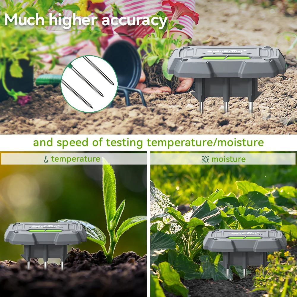 Smart Garden Management with APP Control Soil Moisture Sensor