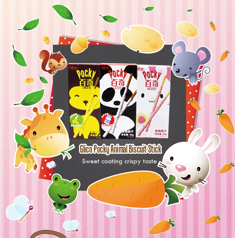 Pocky Biscuit Stick - Enjoy Chocolate and Fruit Flavors