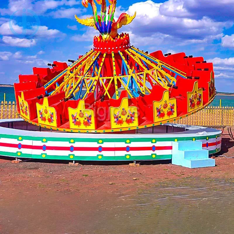 Amusement Park Rotary Phoenix Turntable Ballerina Ride Thrilling Rotary ...
