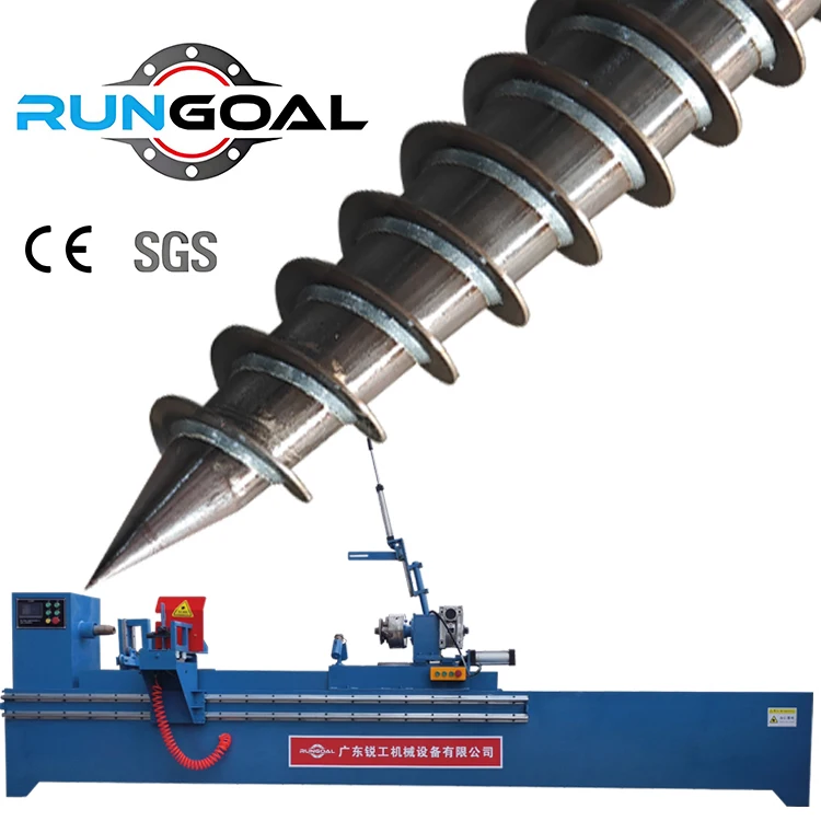 Helical Ground Screw Piles Blade Welding Machine for House Foundation ...