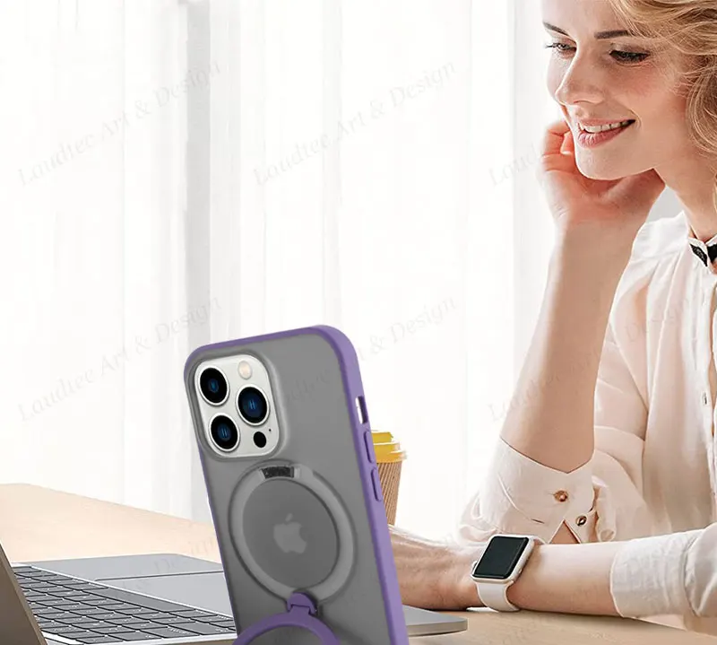 Laudtec Sjk091 Suction Mount Stand Ring Kickstand Phone Case Holder For ...