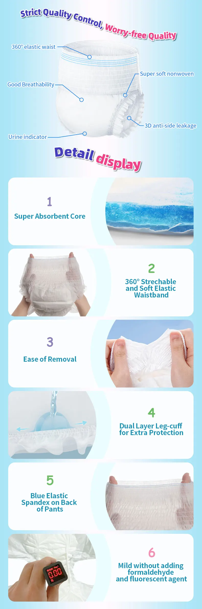 Wholesale Pant Style Diaper extra Thick Adult Diapers Super Absorbent ...