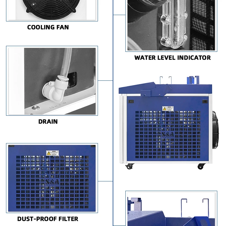 CWFL-1500ANW12 CO2 Laser Water Cool Chiller Machine