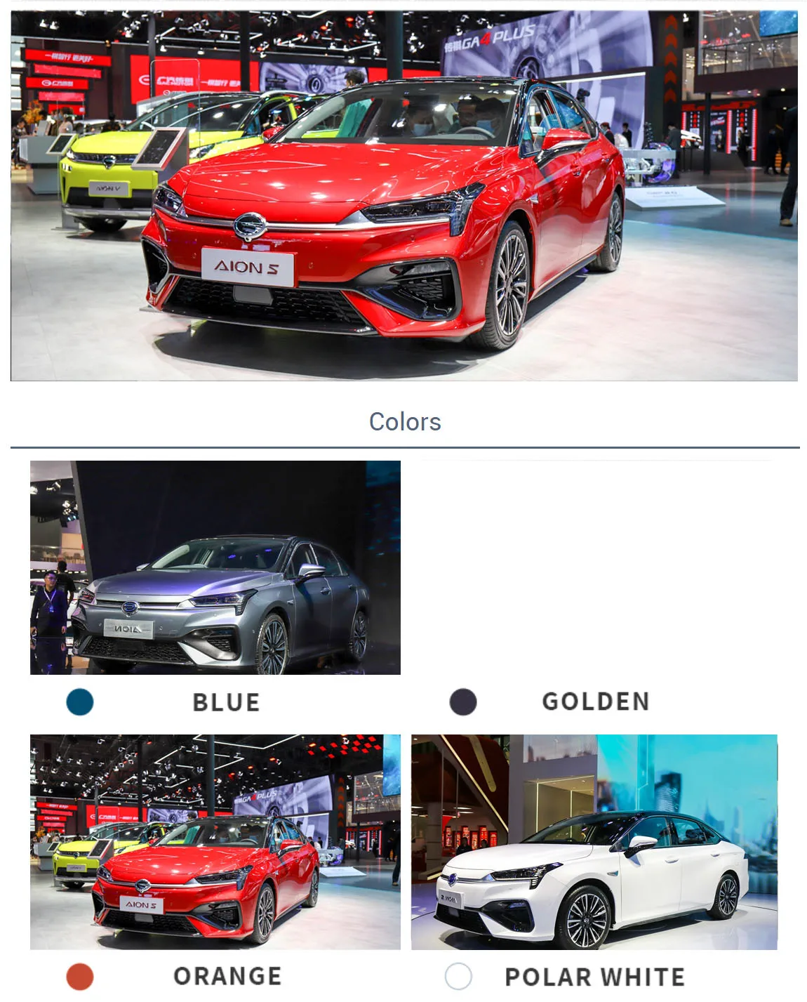 Gac Aion S Plus Mei 580 Electric Car Sedan Model 2020 Nedc 460km 100kw ...