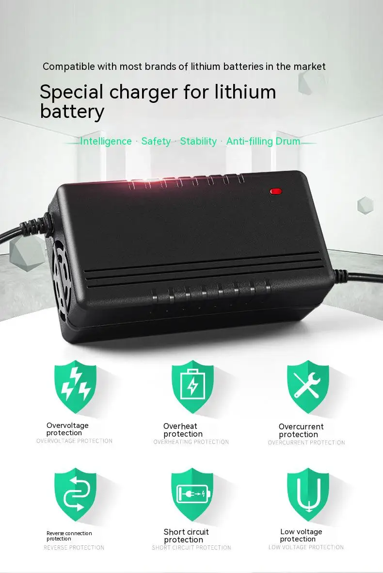 16.8V 10A Lithium Battery Charger for 36V & 12.6V Lifepo4 | Desktop ...