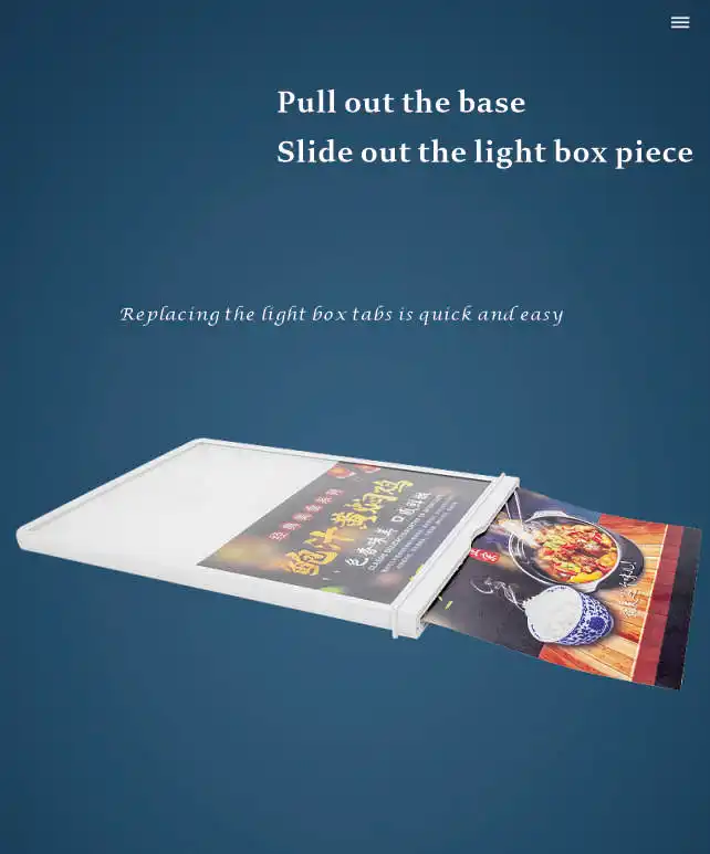 Desktop Light Box Acrylic Flashing Led Light Table Rectangular ...