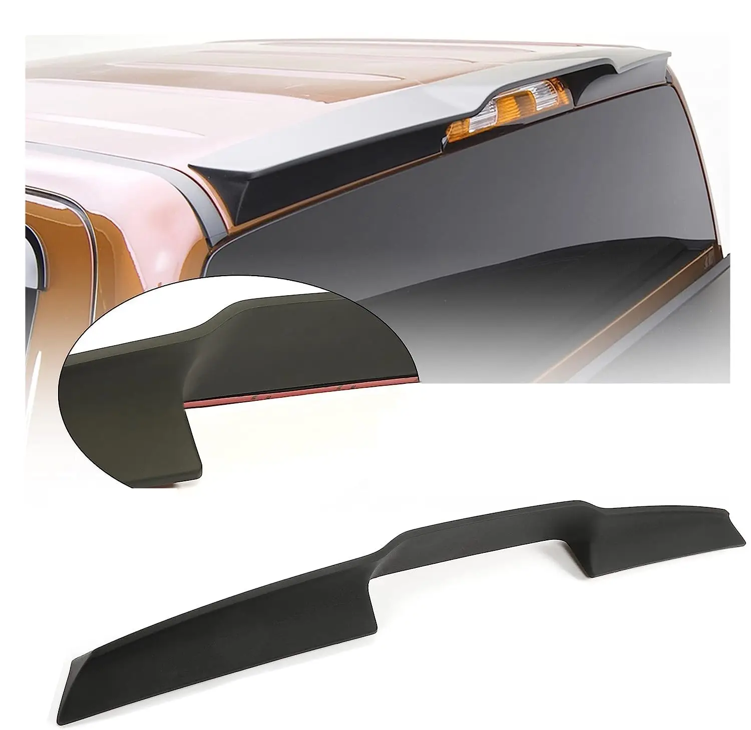 Rear Cab Roof Spoiler Wing for 2014-2021 Chevrolet Colorado