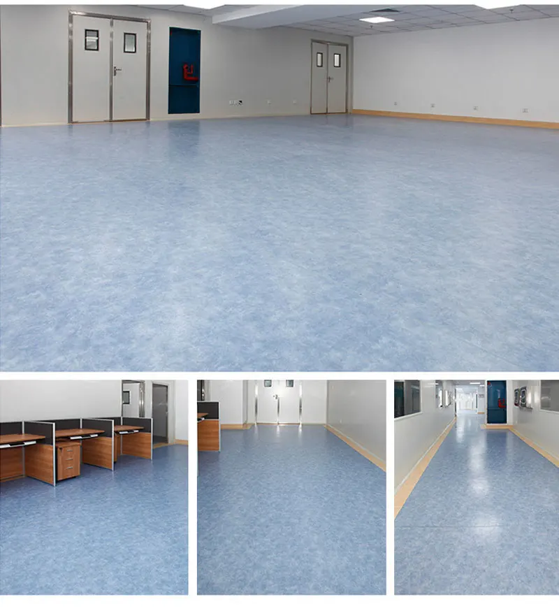 Durable Anti-slip Linoleum Mat Pvc Commercial Flooring Roll 2mm 3mm ...