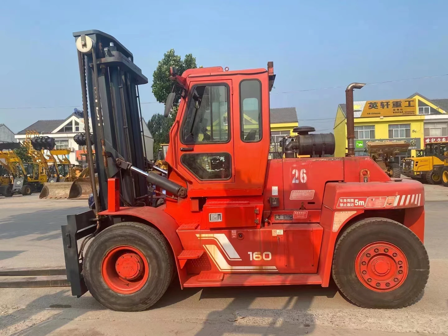 Low Price Used Diesel Forklift Heli Cpcd160 16 Ton Forklift Truck For ...