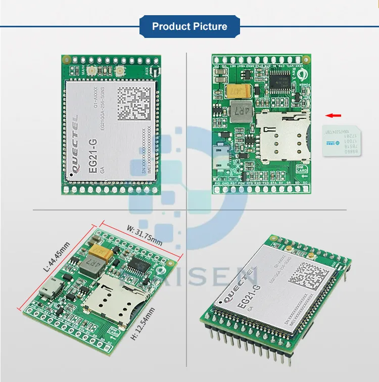 HAISEN Original EG21GGB Development Board - LTE CAT1+GNSS