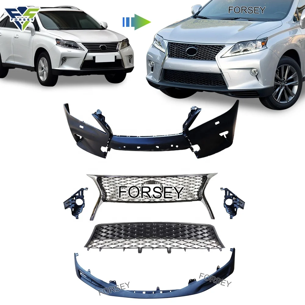 Car Body Kits Front Bumper And Grille For LE-XUS rx rx350 rx450 rx270 ...
