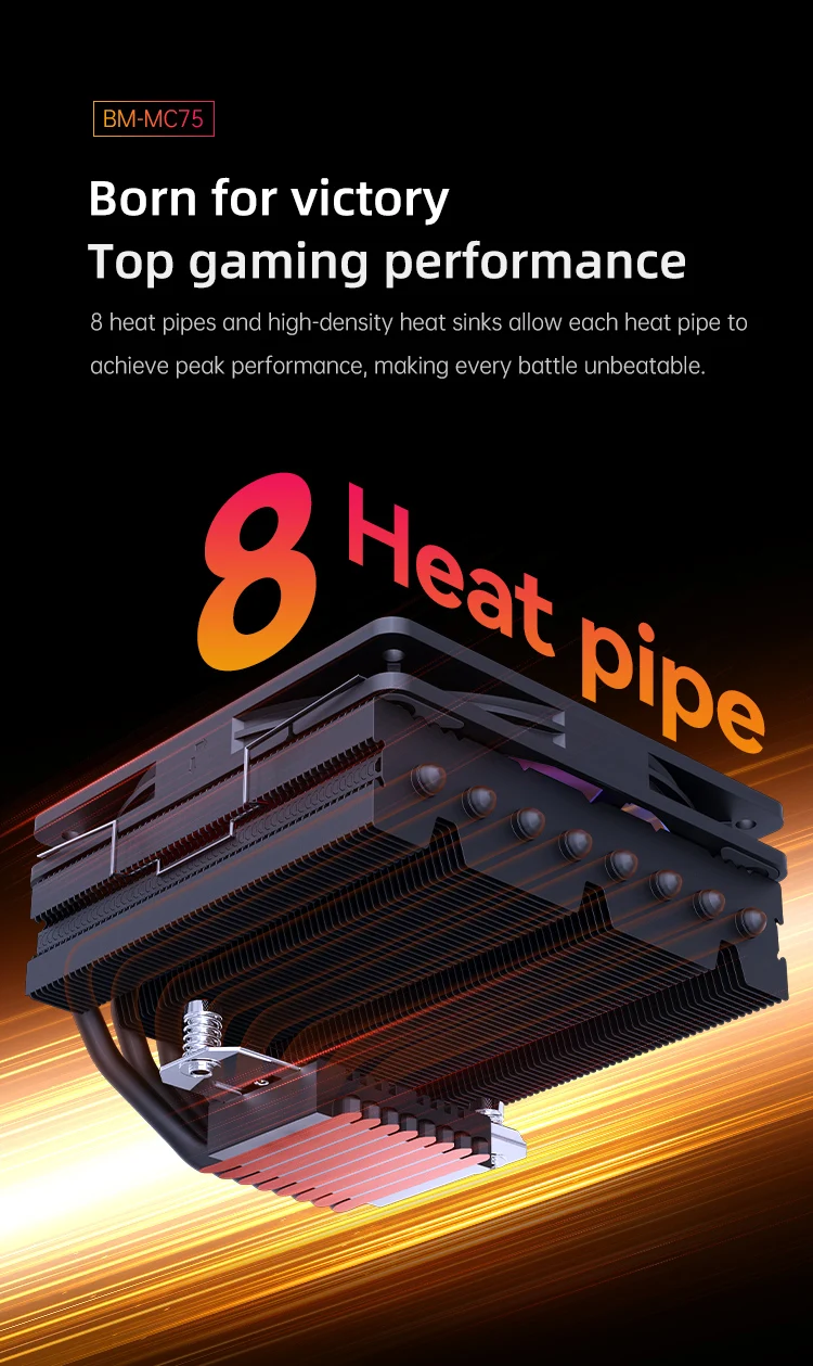 SNOWMAN Heat Pipe CPU Cooler - Efficient Cooling Solutions