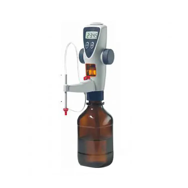 Digital bottle top electrolyte burette dispenser for performing more ...