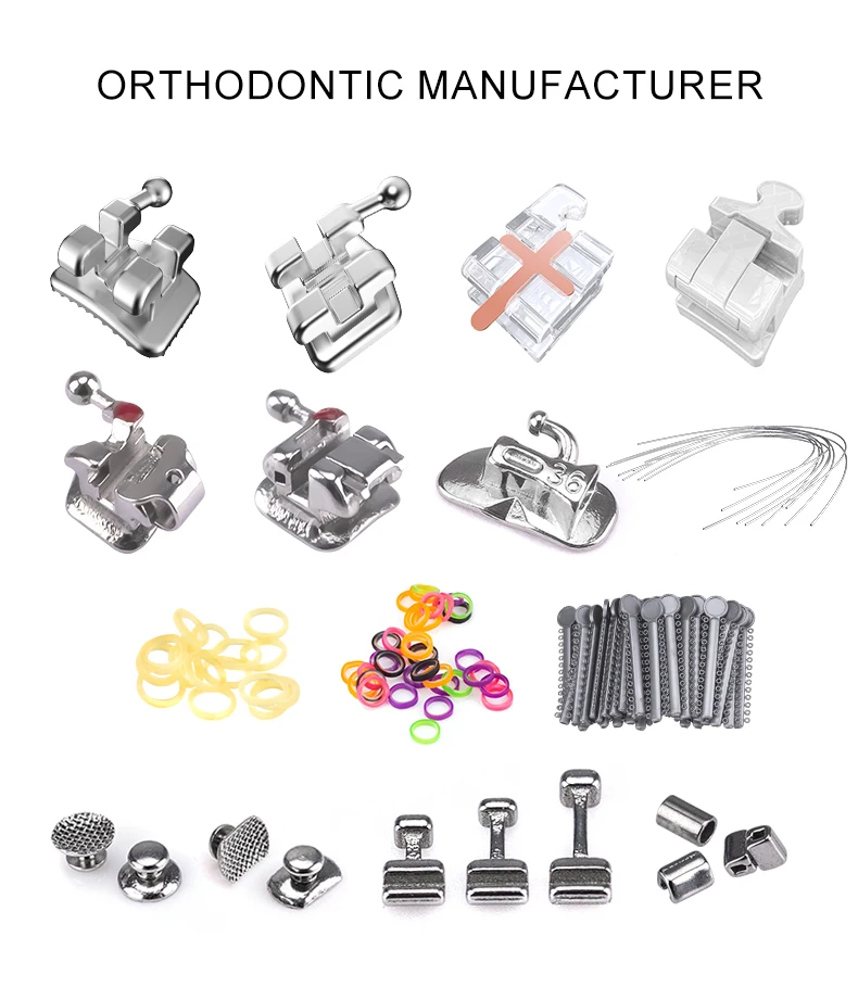 Ortodoncia Bracket Multifunction Dental Material Colored Dental ...