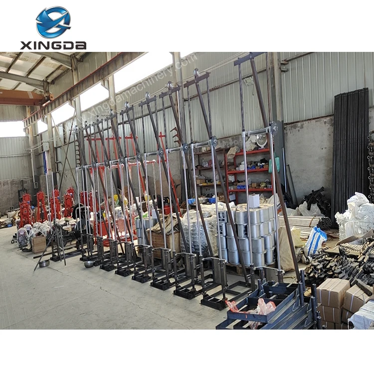 Small Portable Sampling Geotechnical Soil Spt Core Drilling Rig - Buy ...