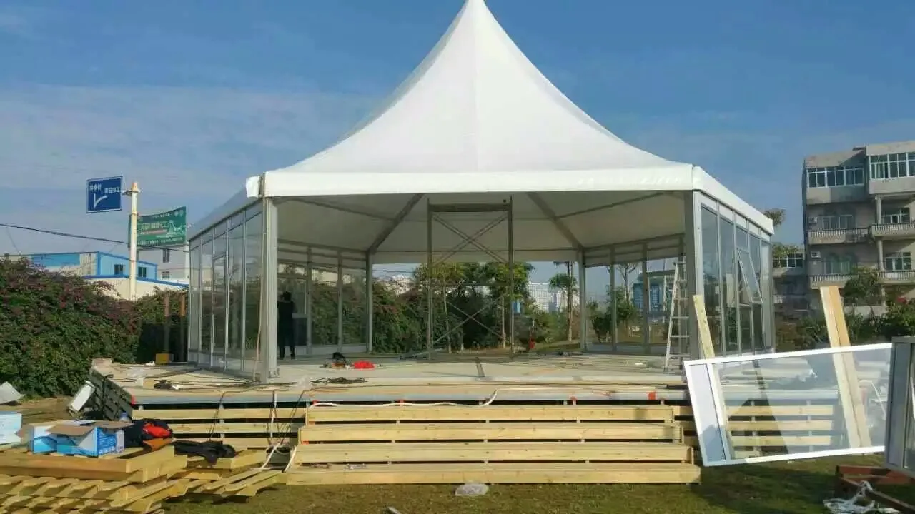 Marquee Clear Big Top - 20m Span Decagon Tent for Events